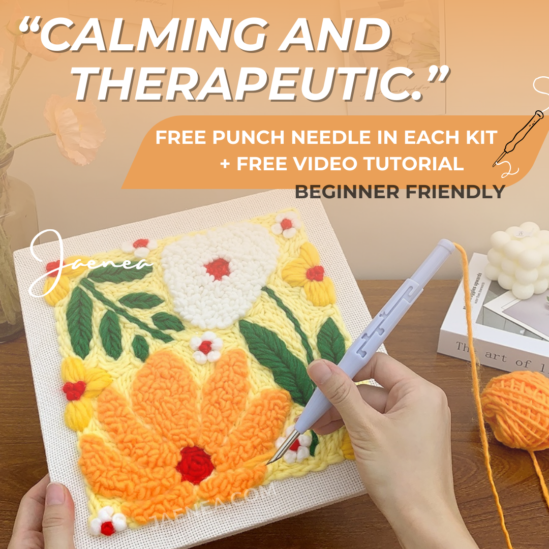 Jaenea® | Punch Stitching— Experience Calm and Healing in Every Stitch ...